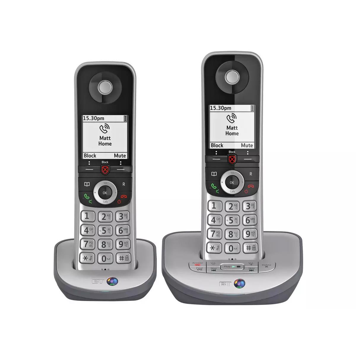 BT Advanced Phone Z Landline Phone, Twin Handset – liGo for Business