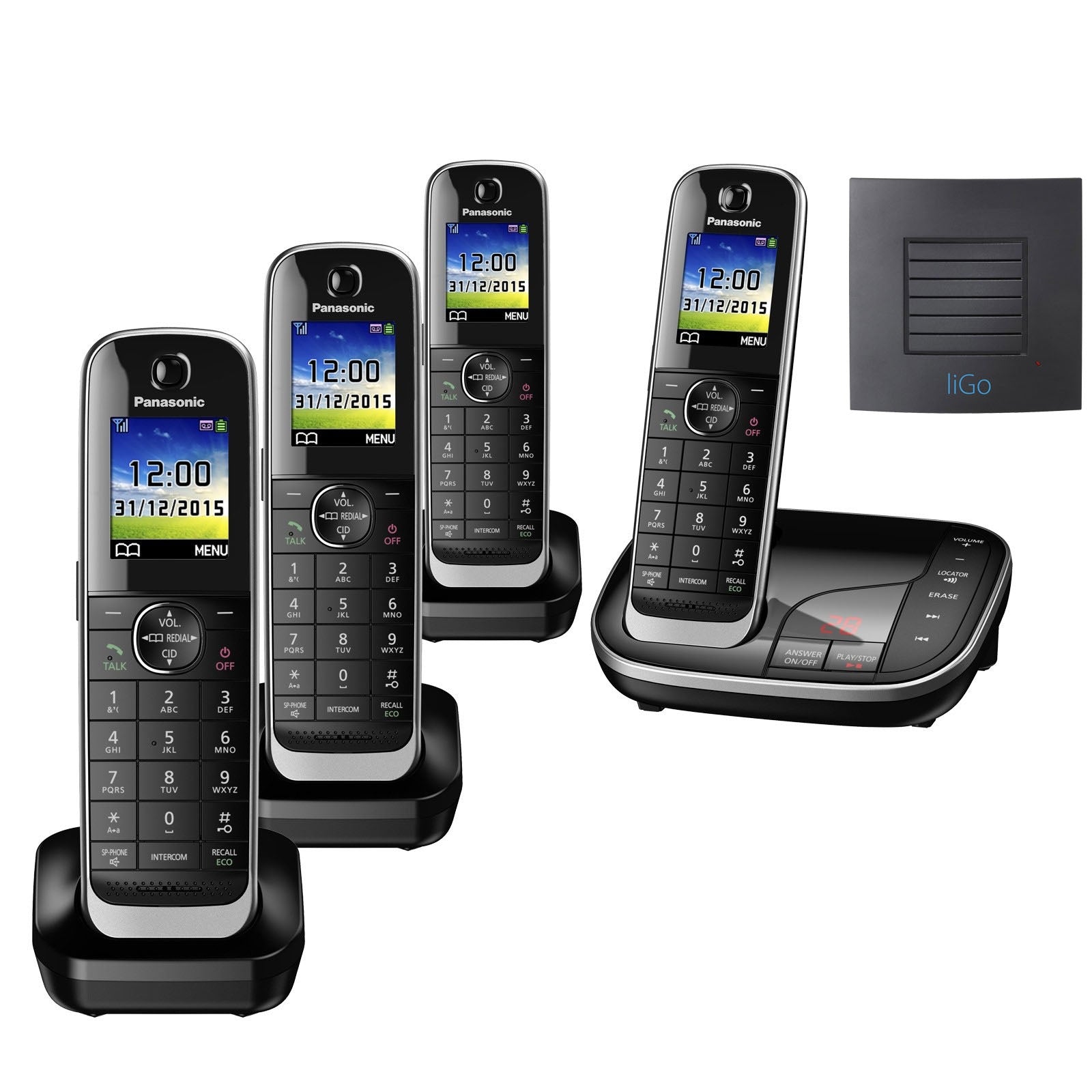 Panasonic KX-TGJ324EB Long Range Quad Phones – liGo for Business