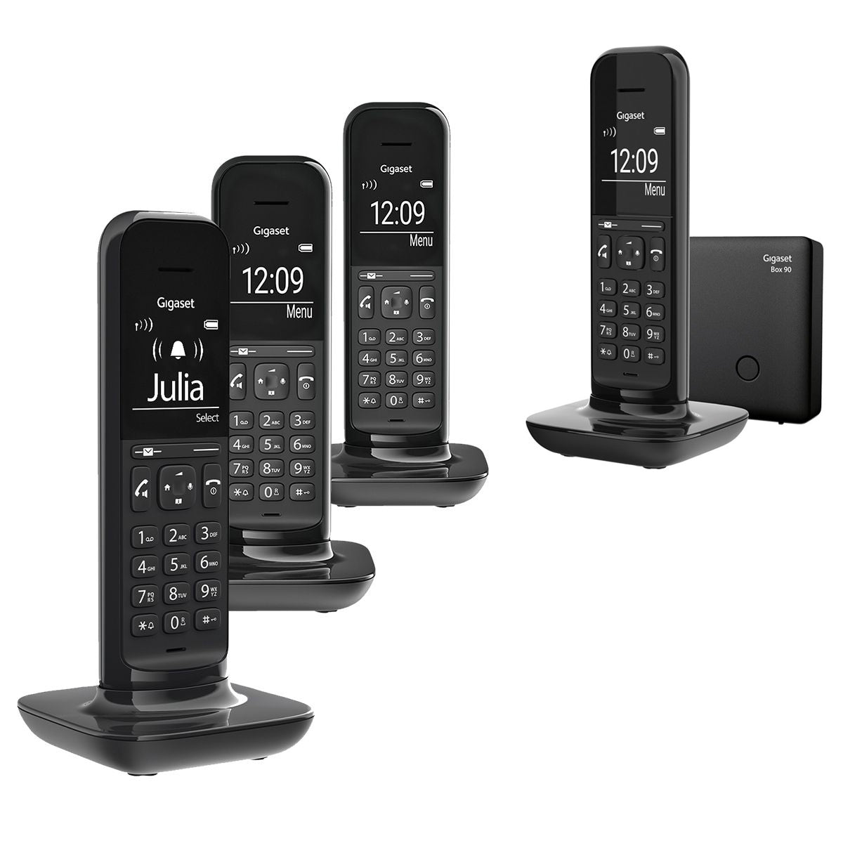 Gigaset Hello Quad Cordless Phones (No Answer Machine) - liGo for Business